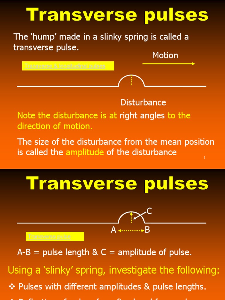 06 Transverse Pulses | PDF