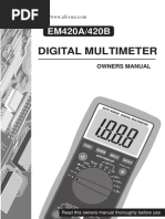 EverStart Digital Multimeter 10709WDI | PDF