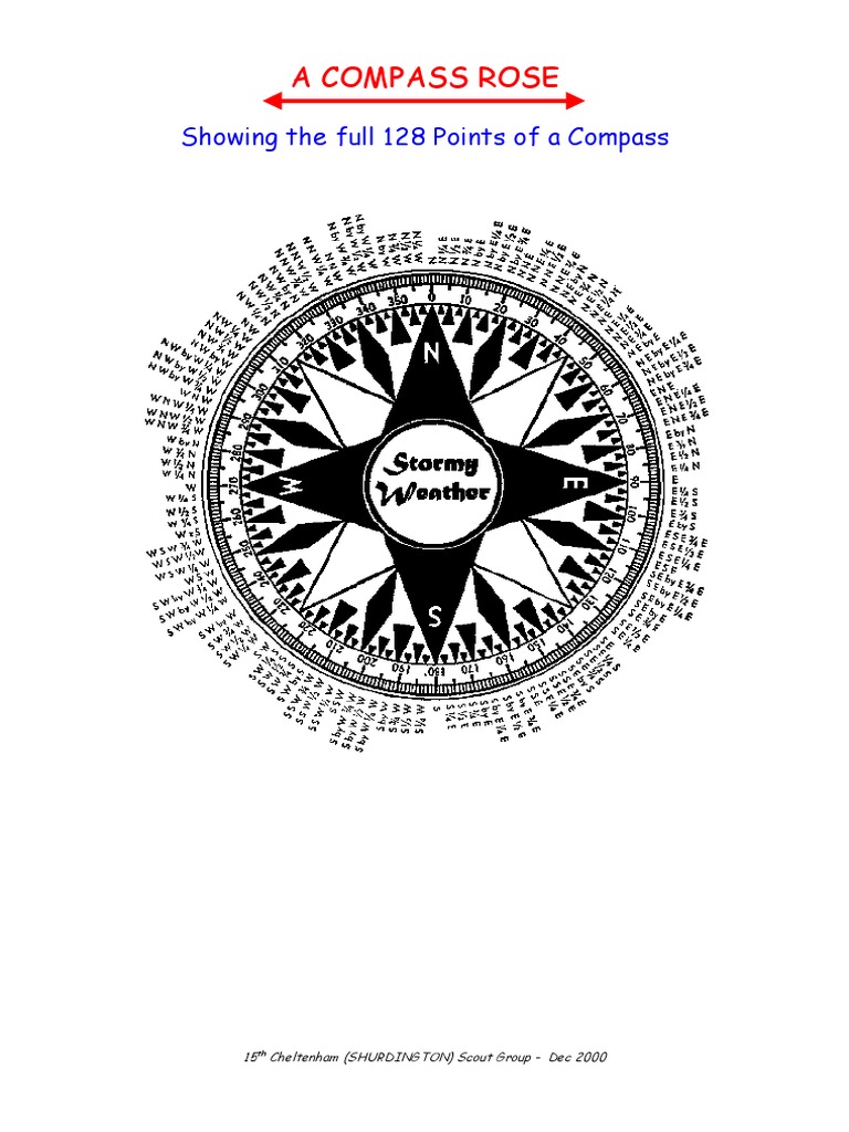 Compass Rose for Scouts in Shurdington | PDF