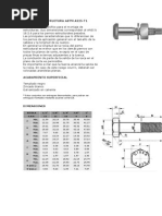 Ficha Tecnica Perno Estructural Astm A 325 Tipo 1 | PDF | Tornillo | Conocimiento procedimental