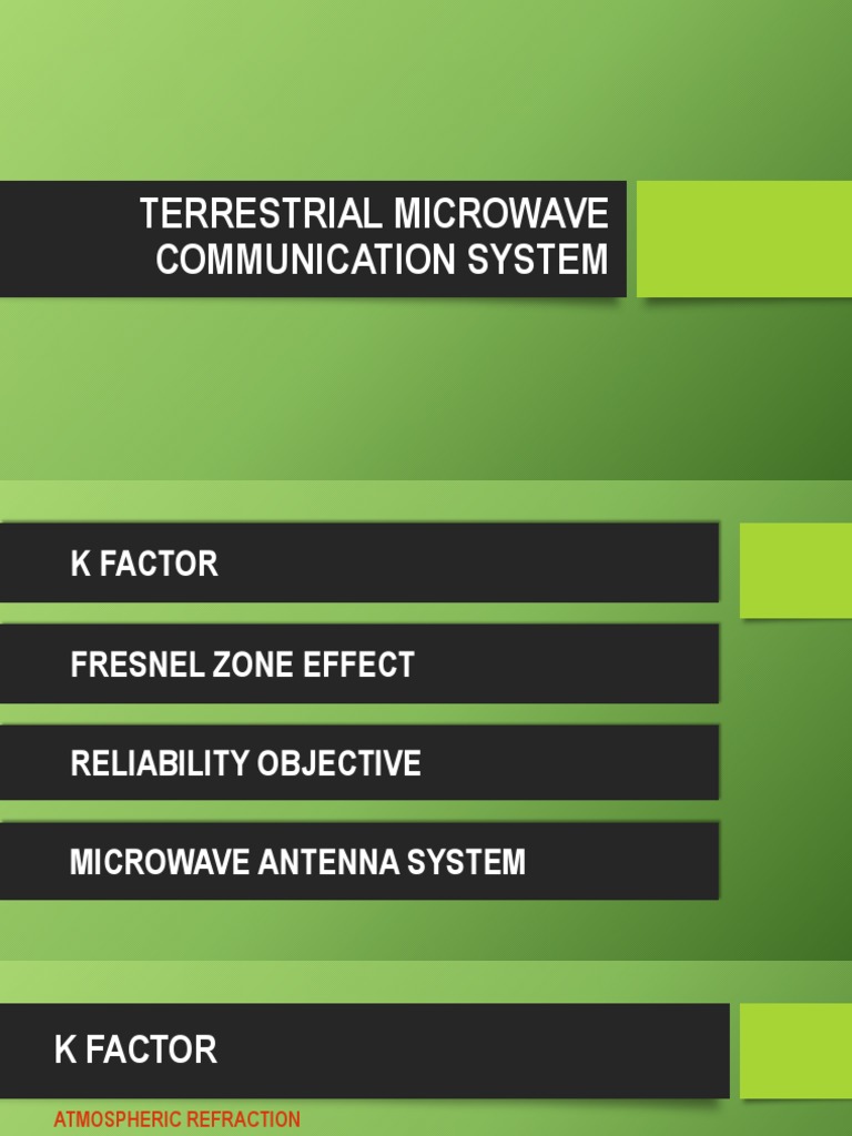 Terrestrial Microwave Communication System | PDF | Antenna (Radio ...