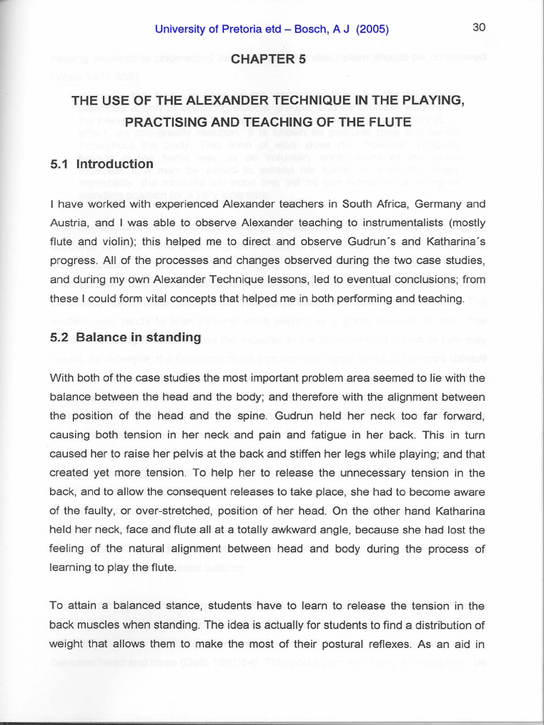 Alexander Technique | PDF