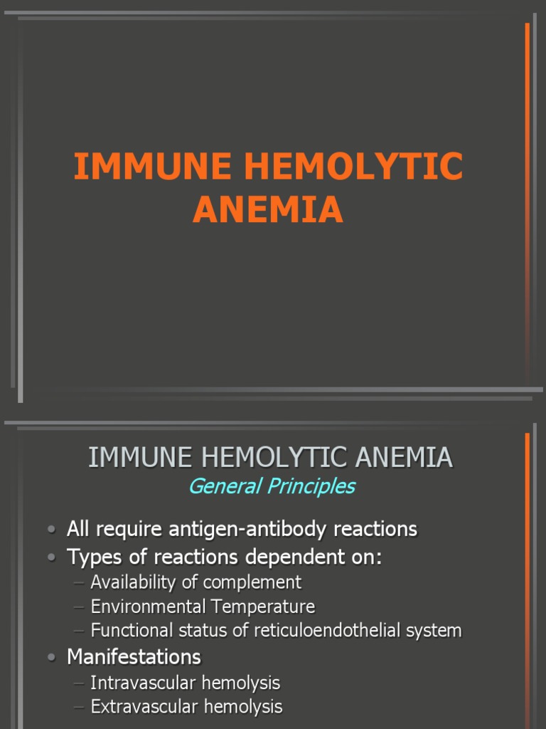 Autoimmune Hemolytic Anaemia | PDF | Anemia | Hematology