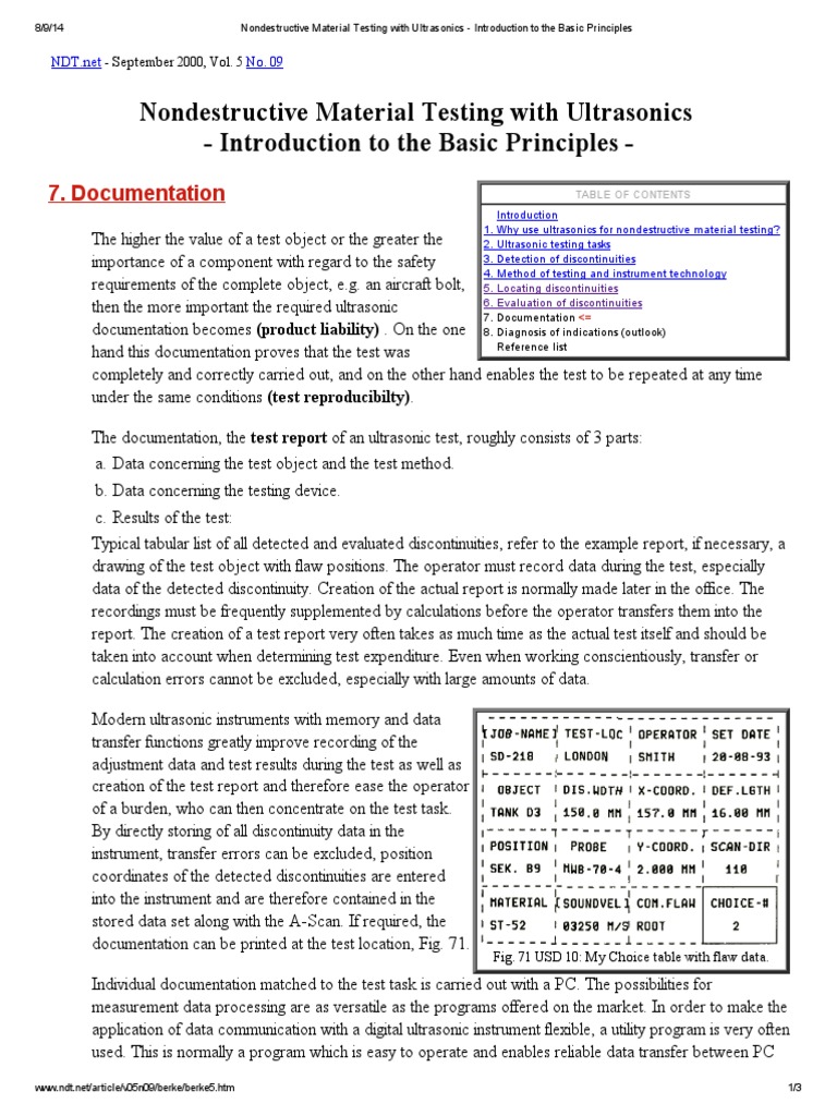 UT Documentation | PDF | Ultrasound | Welding