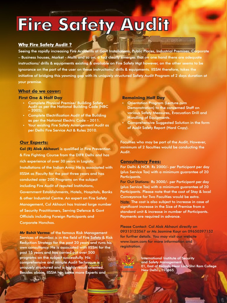 Fire Audit | PDF | Fire Safety | Risk Management