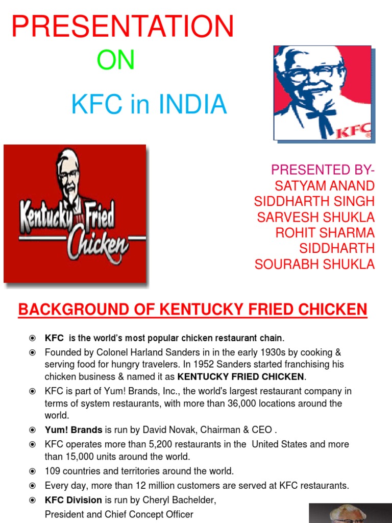 KFC Presentation | PDF | Market Segmentation | Marketing