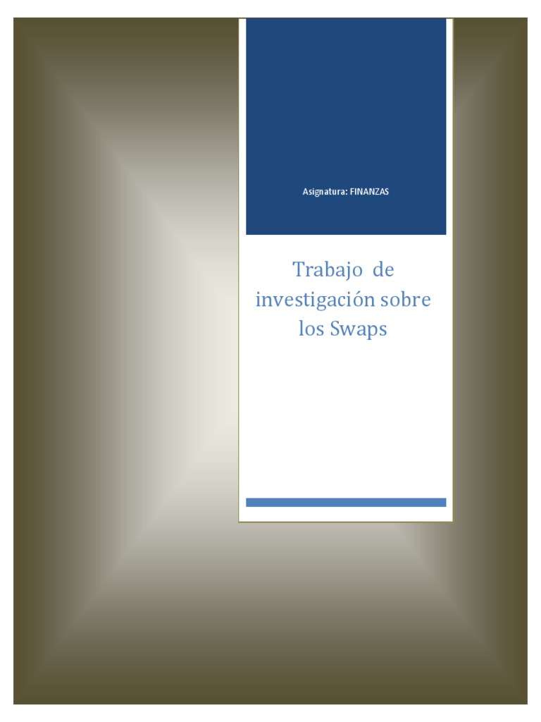 Guía Completa sobre Swaps Financieros | PDF | Negocios | Finanzas y dinero