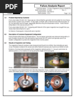 Failure Analysis Report Template PDF | PDF | Failure Analysis | X Ray ...
