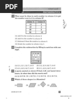 ASSET Practice Questions Class 5 Set-1 | PDF