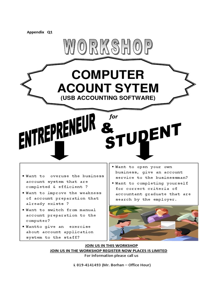 Computer Acount Sytem: (Usb Accounting Software) | PDF