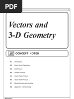 Vectors Cheat Sheet | PDF | Teaching Methods & Materials