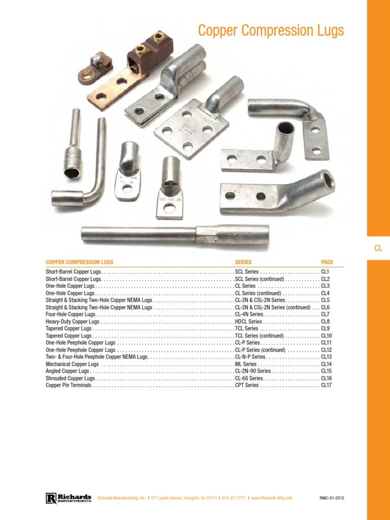 Compression Lug catalog | Electrical Conductor | Industries