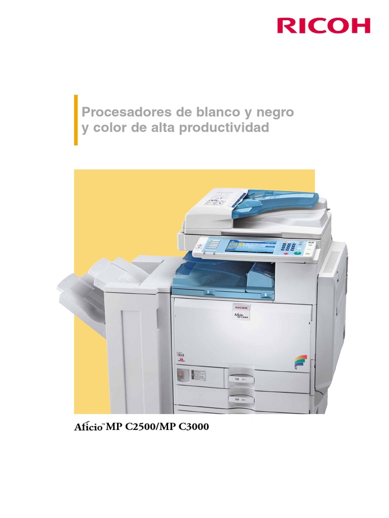 Catalogo MPC 2500 3000 | PDF | Fax | Formato de Documento Portable