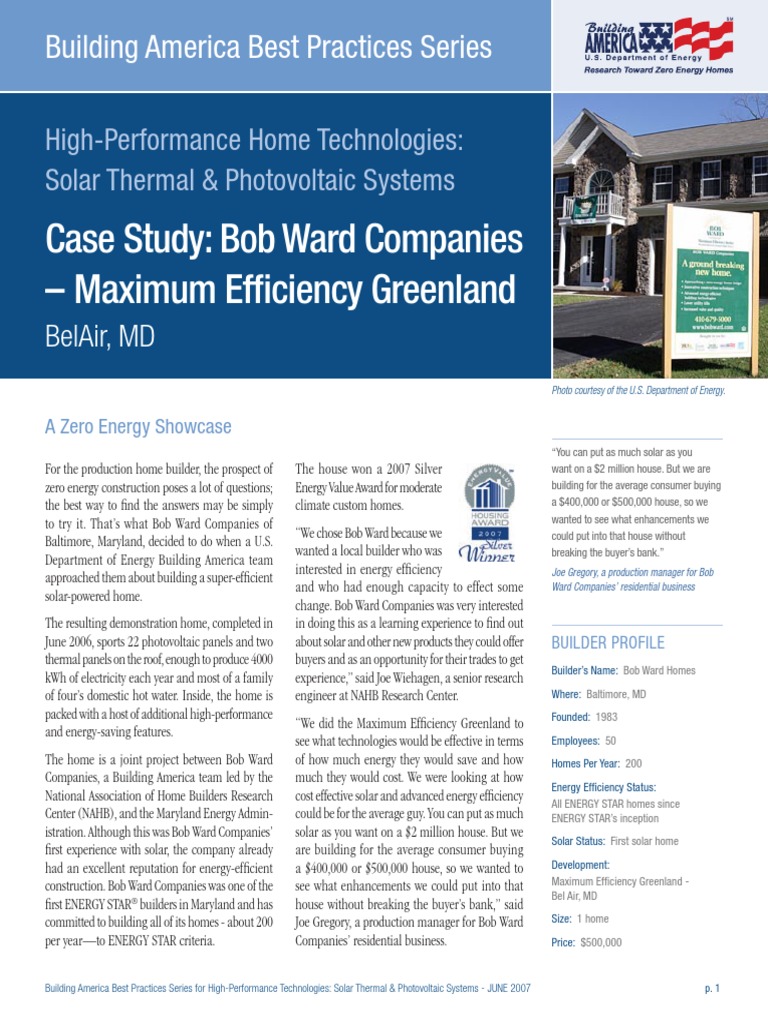 Solar PV Case Studies | Download Free PDF | Photovoltaic System ...