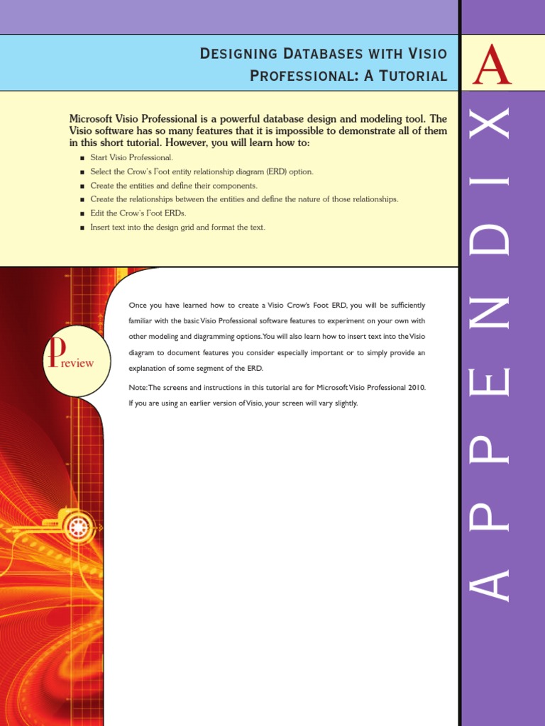 Visio Tutorial | PDF | Conceptual Model | Data Model