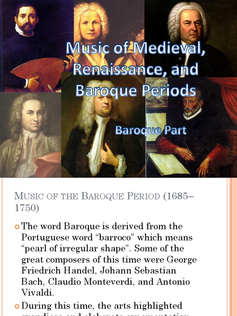 Baroque Music Composers and Characteristics | PDF | Baroque Music ...