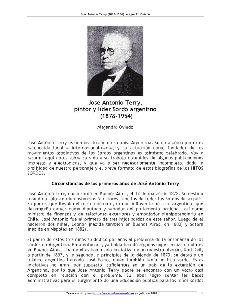 Legado de José Antonio Terry en Argentina | PDF | Museo | Italia