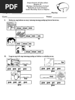 Letrang CC Kindergarten Worksheets | PDF
