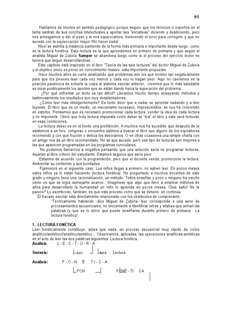 Niveles Lectura | PDF | Coma | Comillas