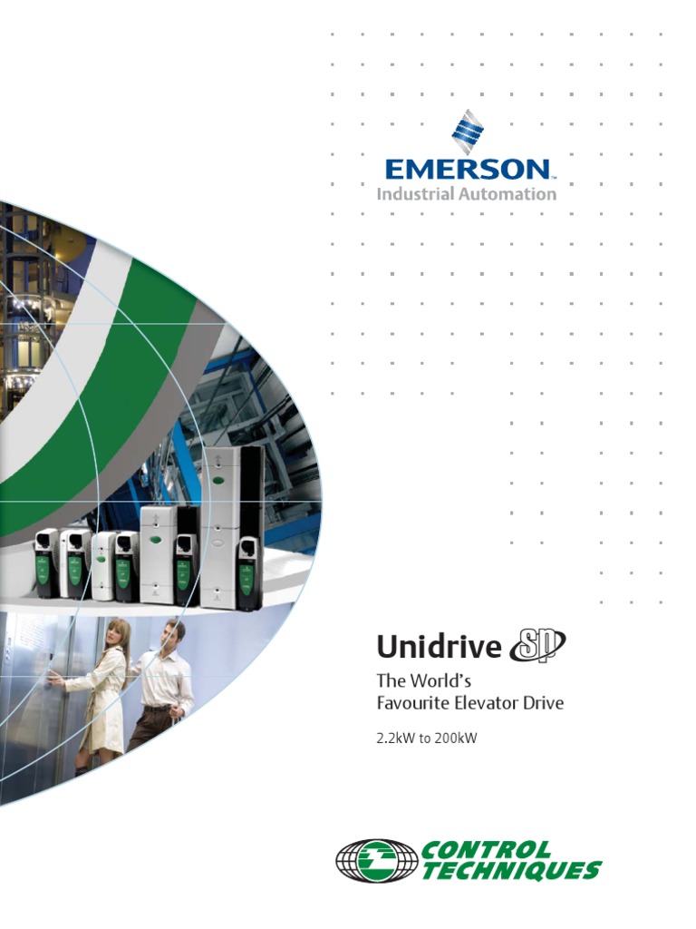 Unidrive SP Elevator Brochure | PDF | Elevator | Alternating Current
