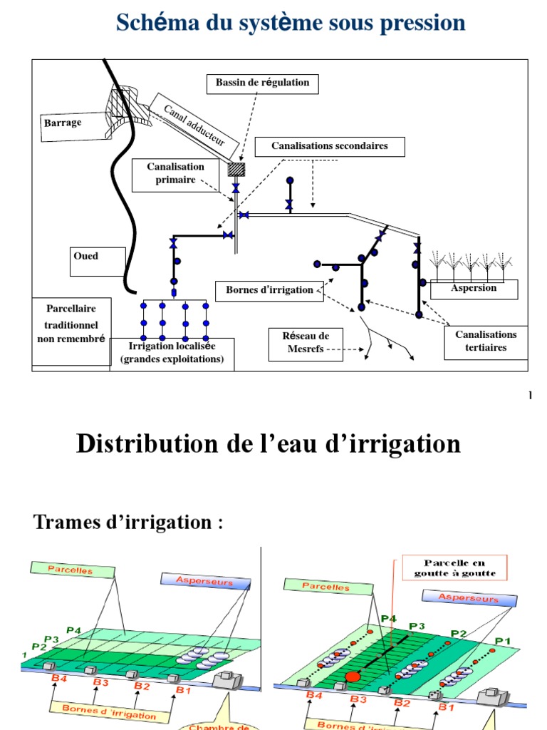 Dimensionnement Des Conduite D'irrigation | PDF | Irrigation | Liquides