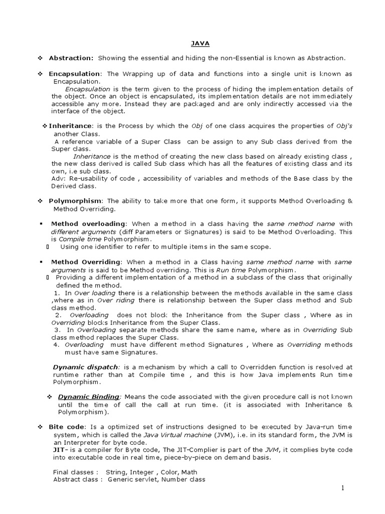 Complete Java Pdf Method Computer Programming Class Computer Programming