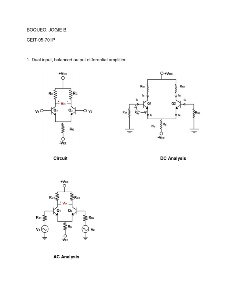 Boqueo, Jogie B. CEIT-05-701P: Circuit DC Analysis | PDF | Science ...