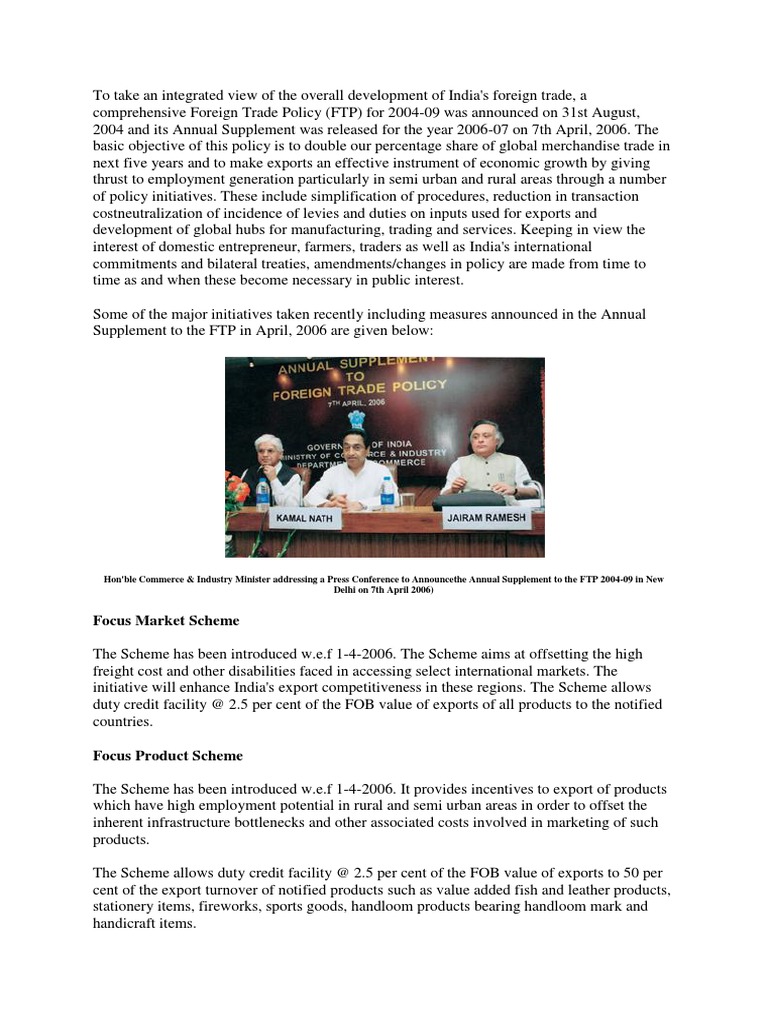 To Take An Integrated View of The Overall Development of India | PDF ...