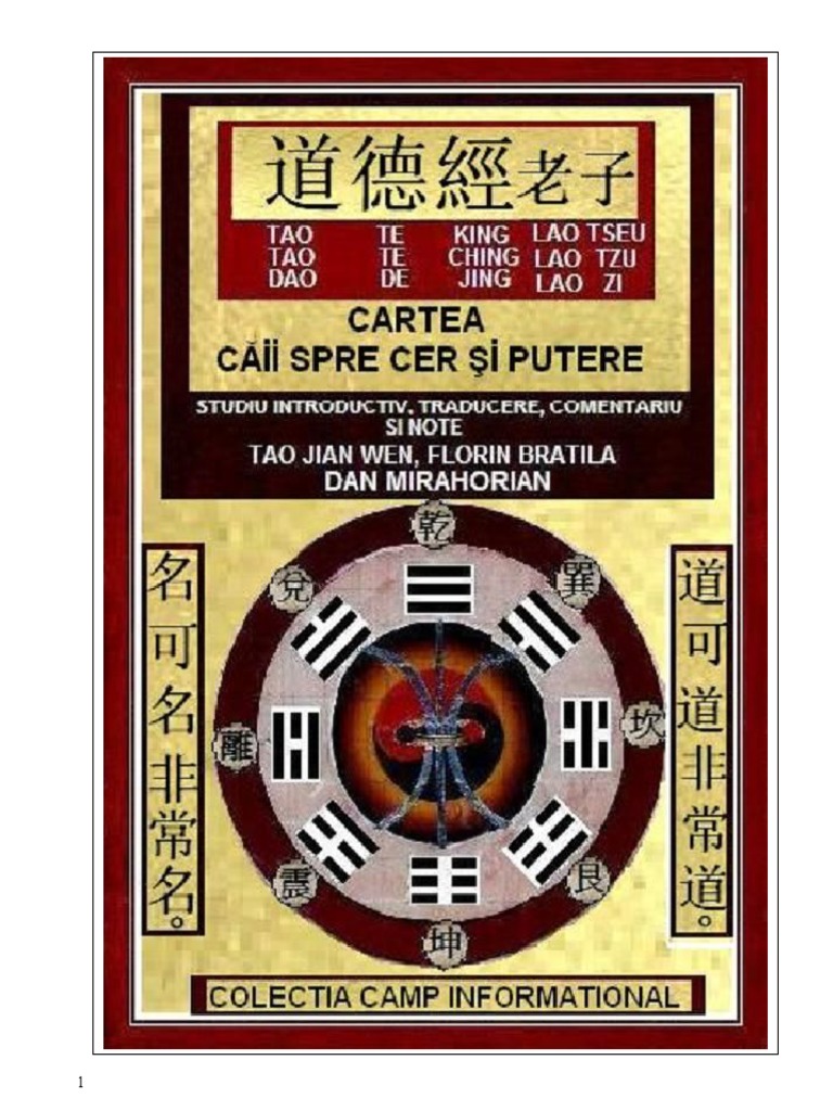 Tao Te Ching Dao de Jing Tao Te King Part I | PDF