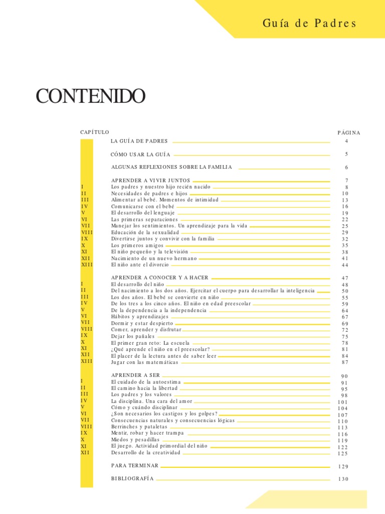Guia Para Padres Vol 1 Pdf Pdf Aprendizaje Familia