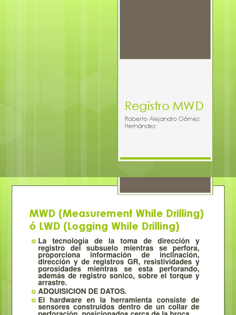 Tecnología MWD y LWD en Perforación | PDF | Memoria del ordenador | Batería (electricidad)
