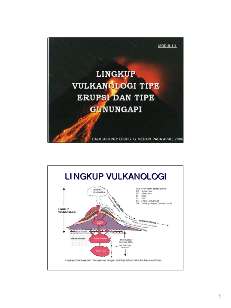 PPT-Lingkup Vulcanology PDF | PDF