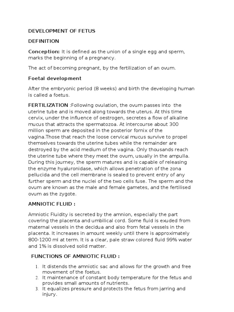 Development of Fetus | Download Free PDF | Atrium (Heart) | Fetus