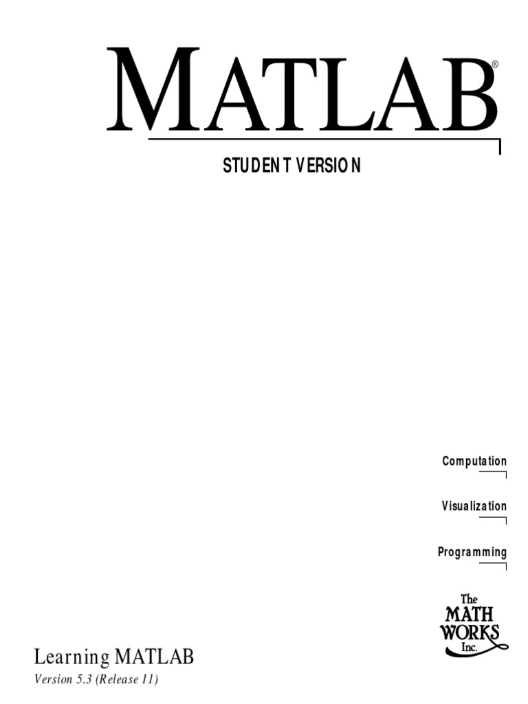 MATLAB Student | PDF | Matlab | World Wide Web