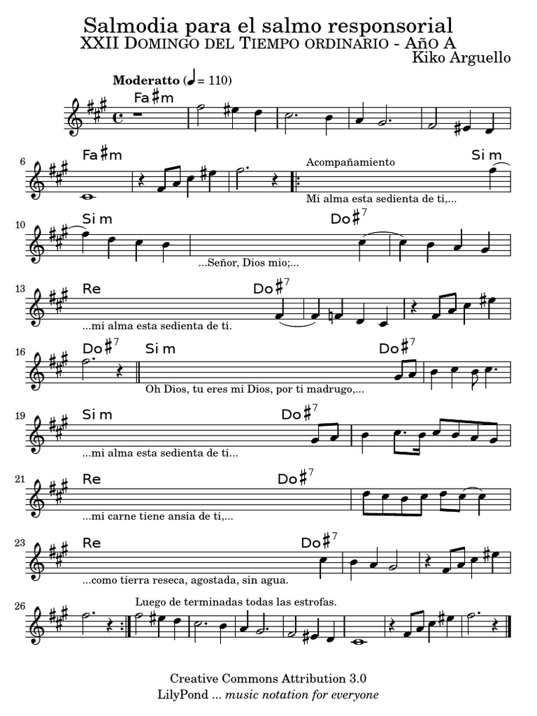 Salmo Responsorial | PDF | Entretenimiento (general) | Religión y creencia