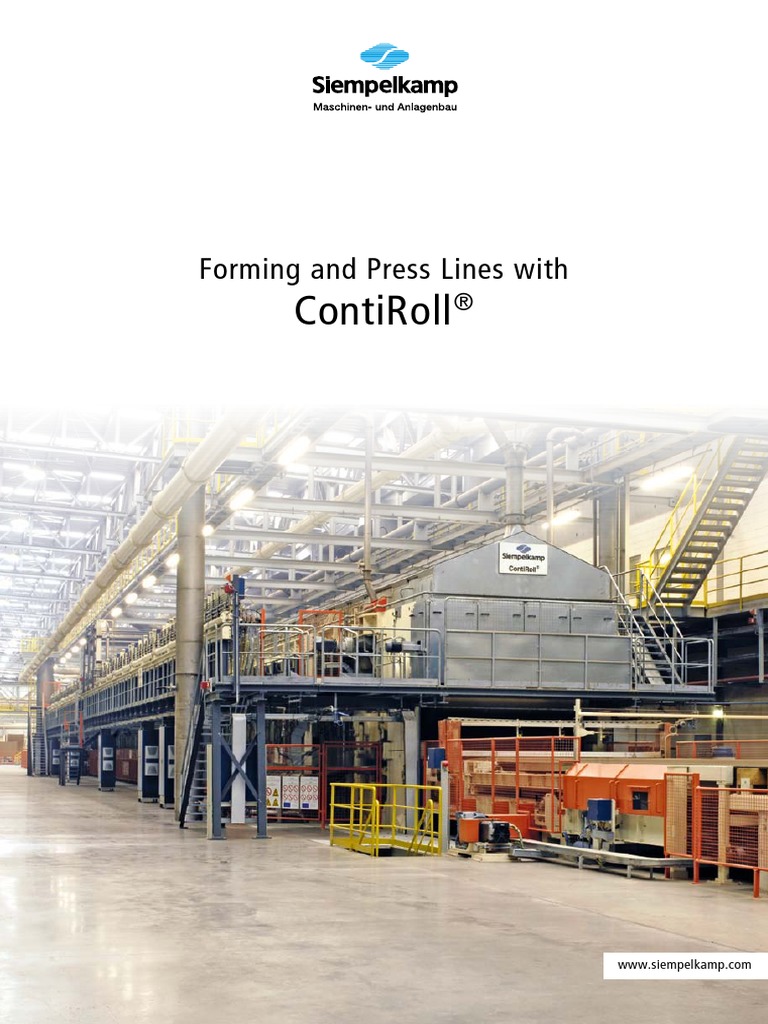 Siempelkamp ContiRoll Forming and Press Lines-Eng | PDF | Rolling ...
