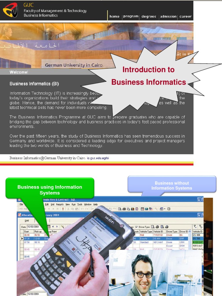 Lecture1 - BINF Intro Only | PDF | Computer Science | Informatics