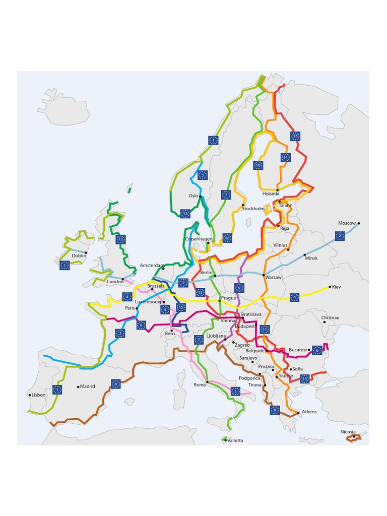EuroVelo Map | PDF