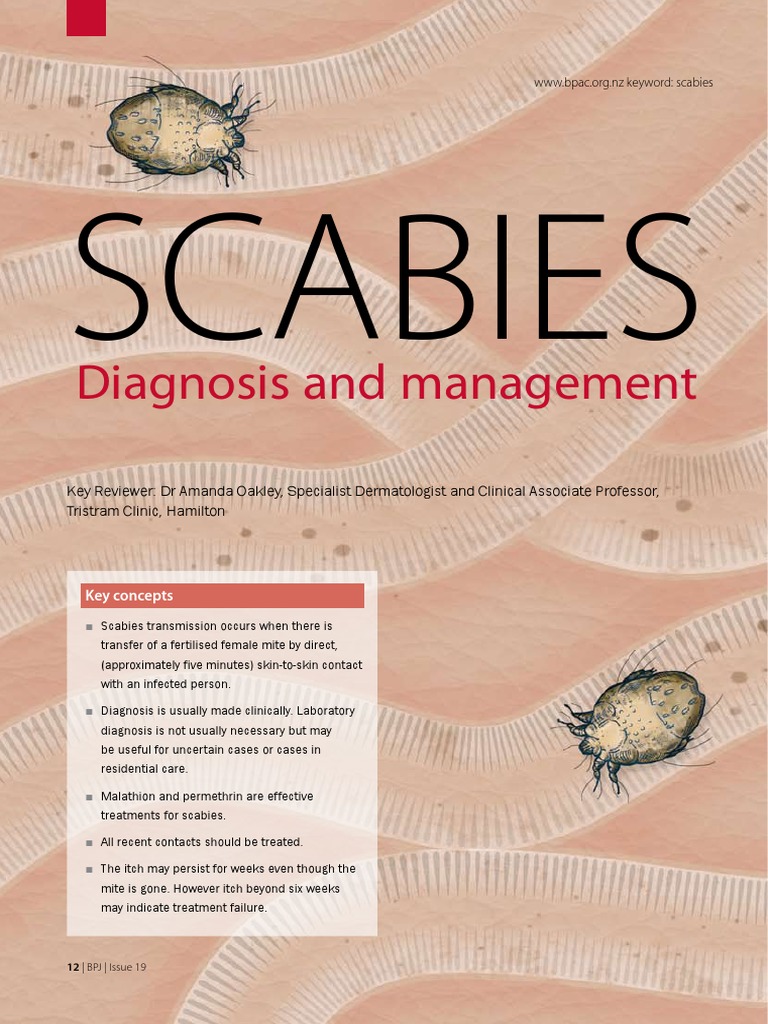 Scabies Diagnosis and Management | PDF | Social Science