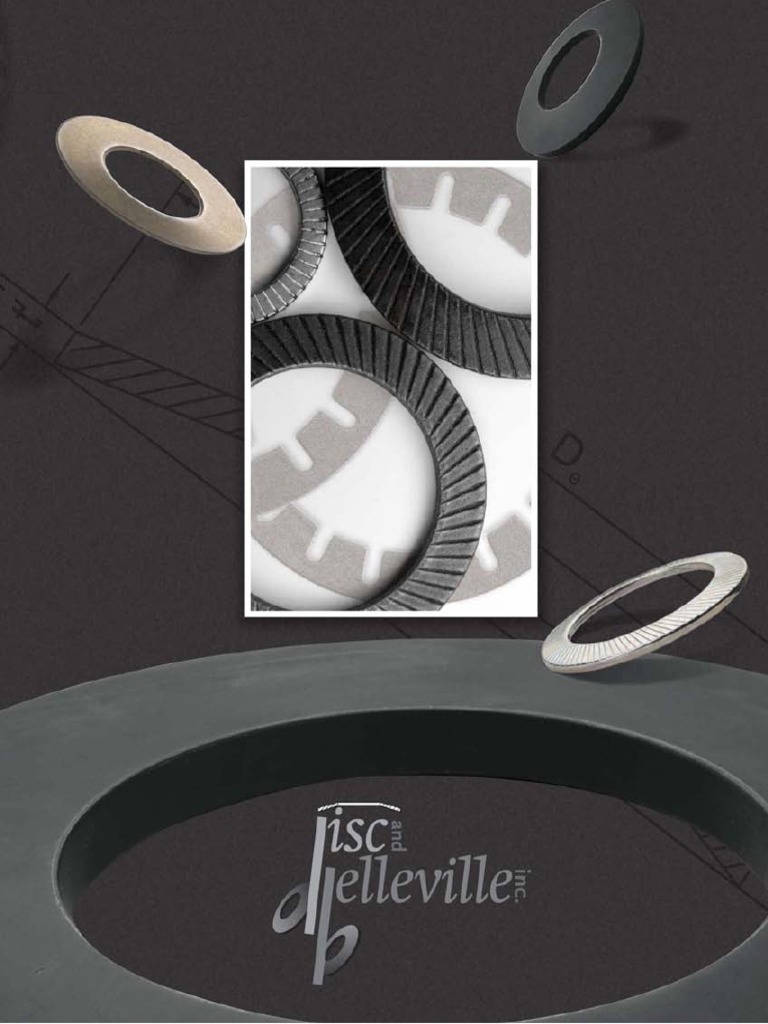 Belleville Washers Catalogue | PDF | Washer (Hardware) | Manufactured Goods