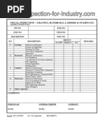 Check List For Grouting Work: Material Checking | PDF