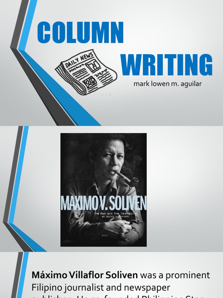 Column Writing | PDF | Newspapers | News