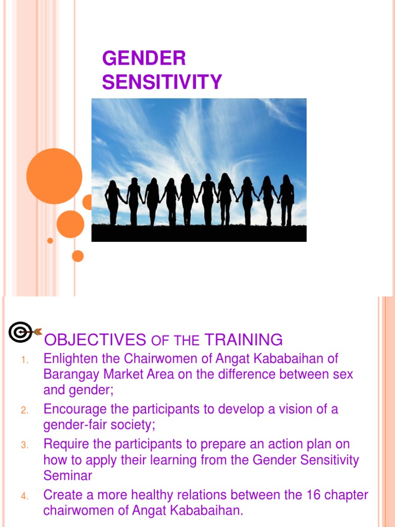 Gender Sensitivity Module | PDF | Gender Role | Gender Equality