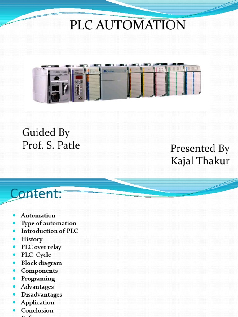 An Introduction to Programmable Logic Controllers (PLCs): A Guide to ...