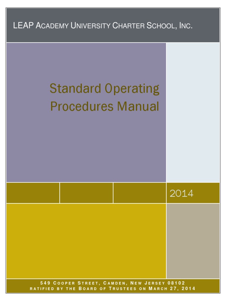 LEAP Standard Operating Procedures Manual | PDF | Accounts Payable ...