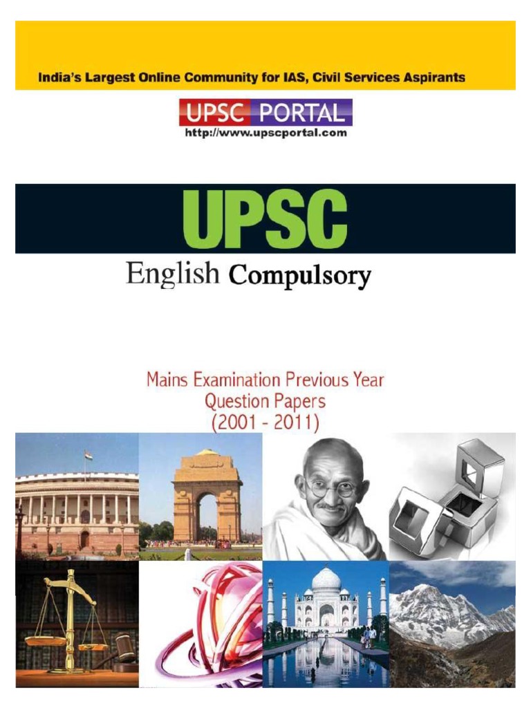 UPSC English Compulsory Paper Guide | PDF | Wellness