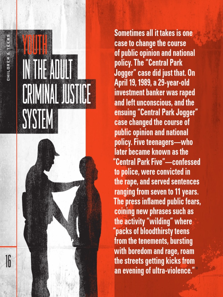Youth in Adult Criminal Justice System | PDF | Prison | Juvenile ...