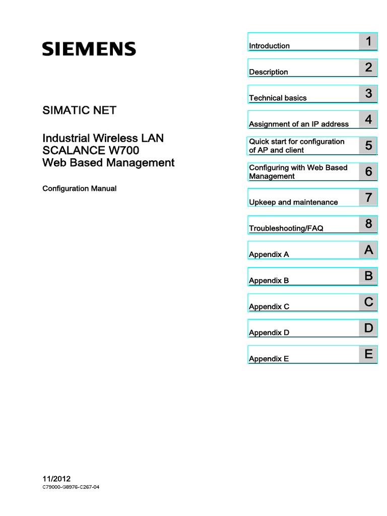 PH Scalance-W700-Wbm 76 | PDF | Wireless Lan | Wireless Access Point
