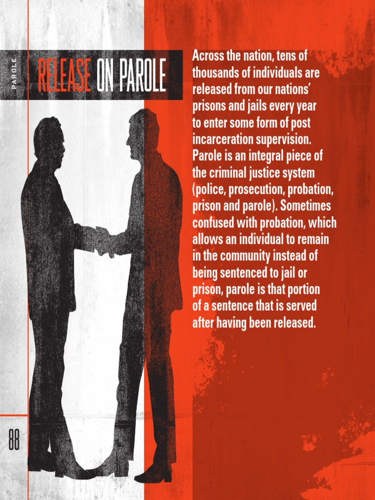 Release On Parole | PDF | Parole | Probation Officer