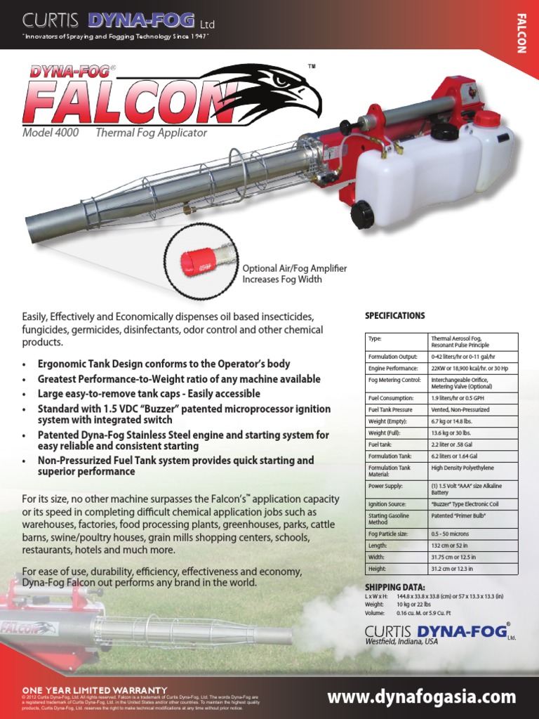 Falcon Brochure 9-18-12 | PDF | Ignition System | Valve